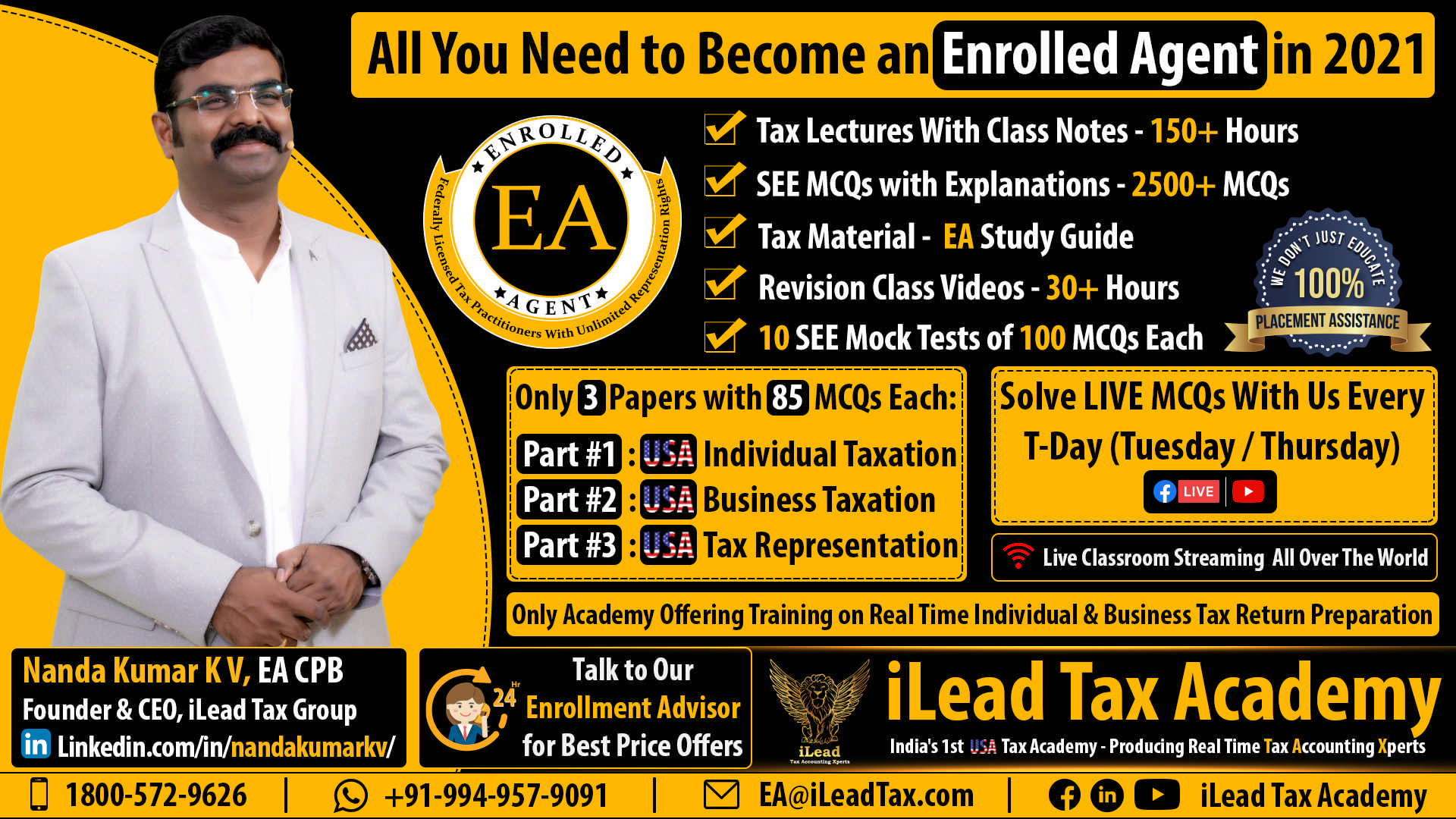 2021 Enrolled Agent Training - Become an US Tax Expert From Your Home
